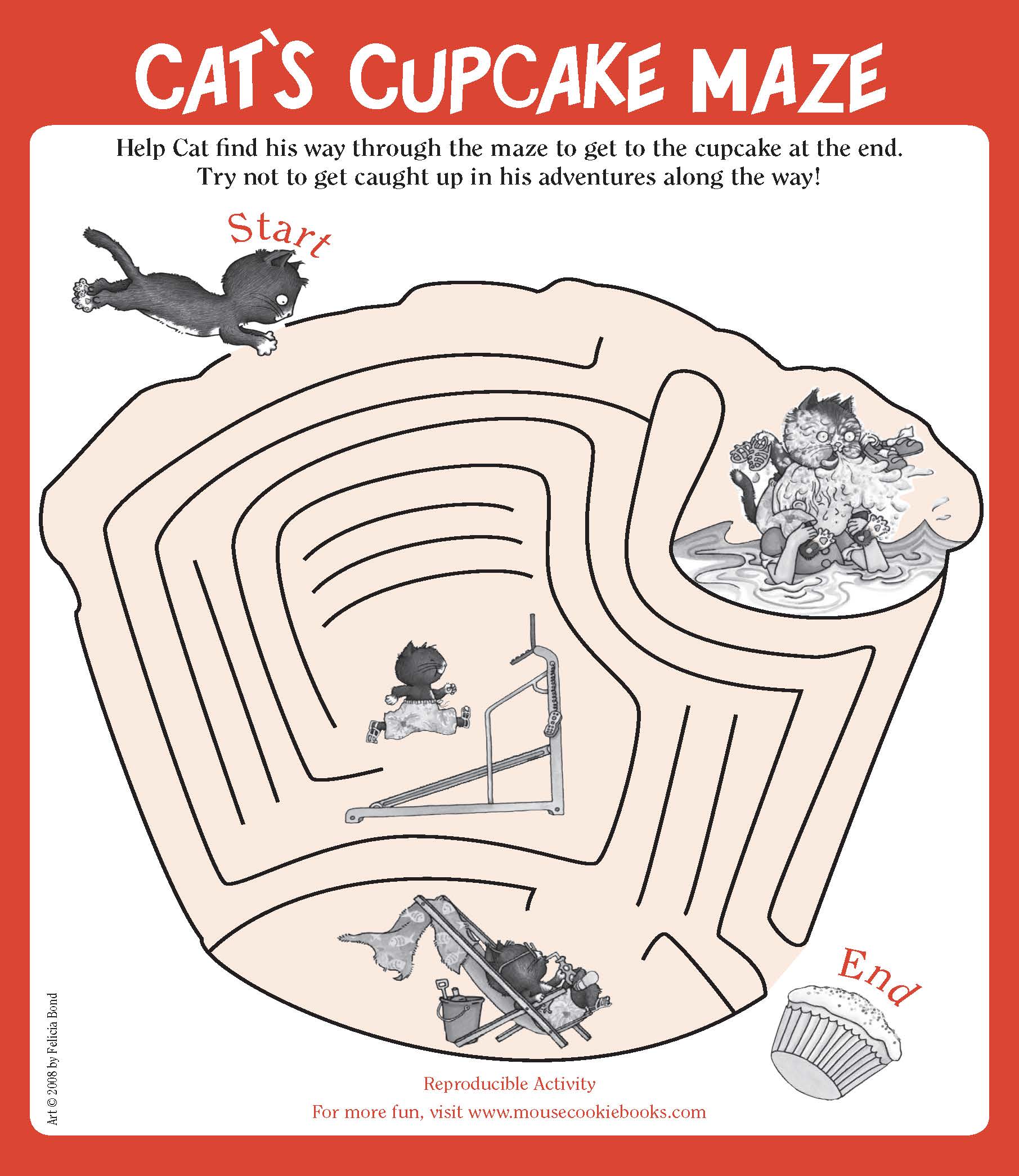 Cat's Cupcake Maze