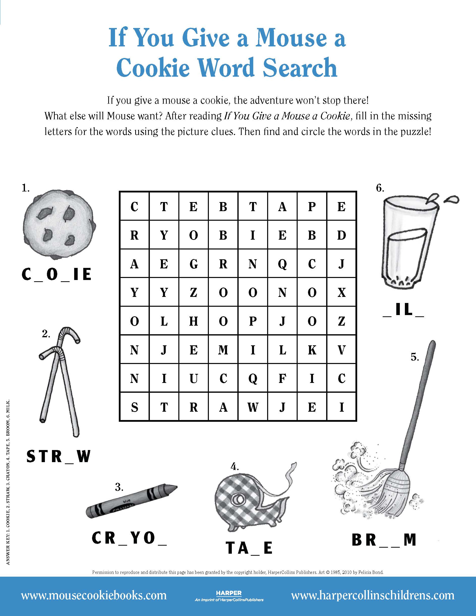 Cookie Word Search Cookies Word Search WordMint