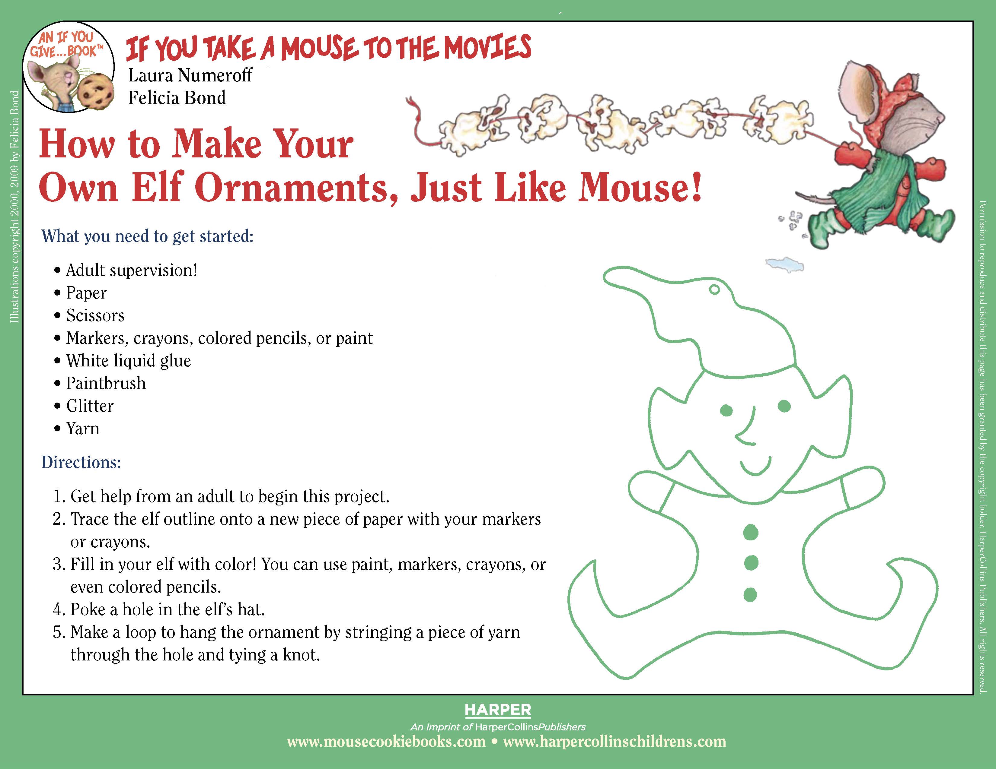 Mouse's Christmas Craft