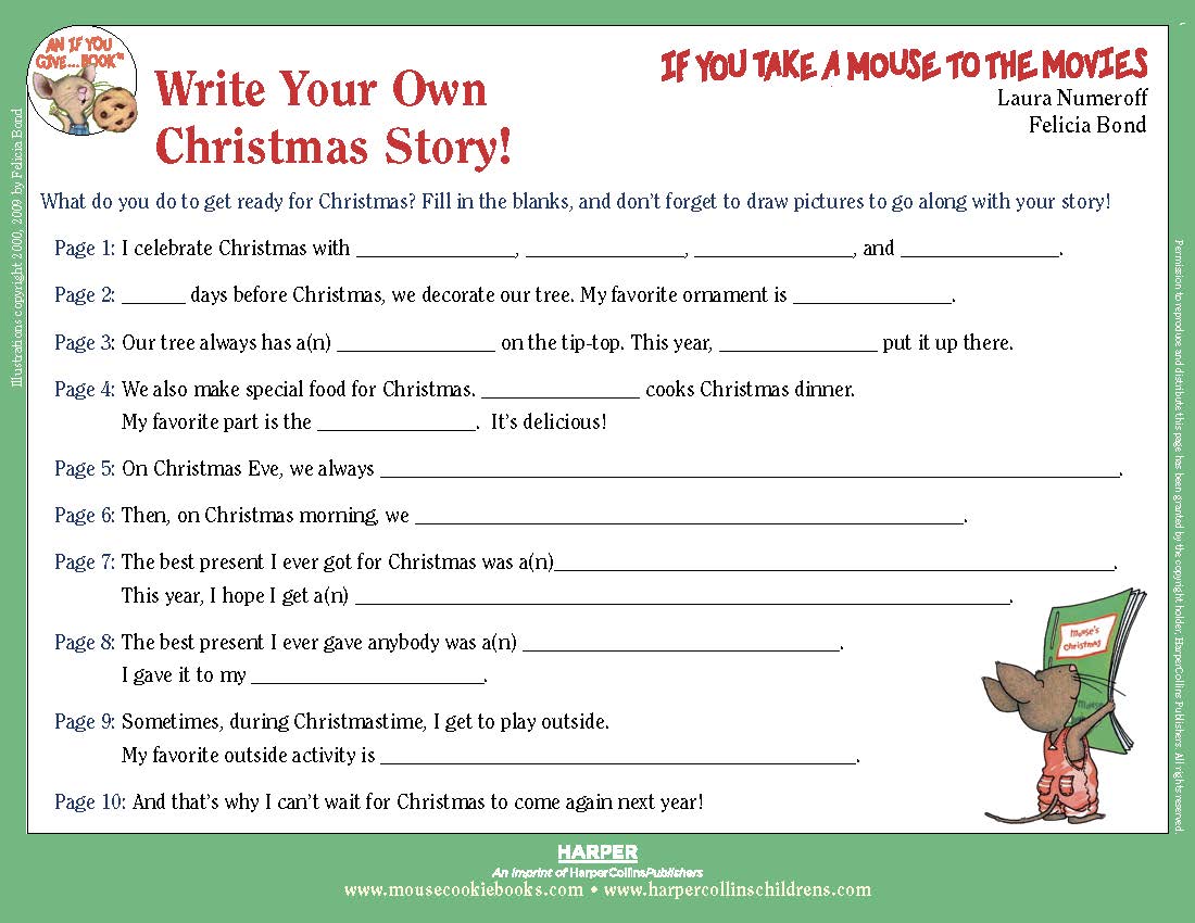Write Your Own Christmas Story
