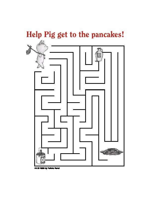Pig's Pancake Maze