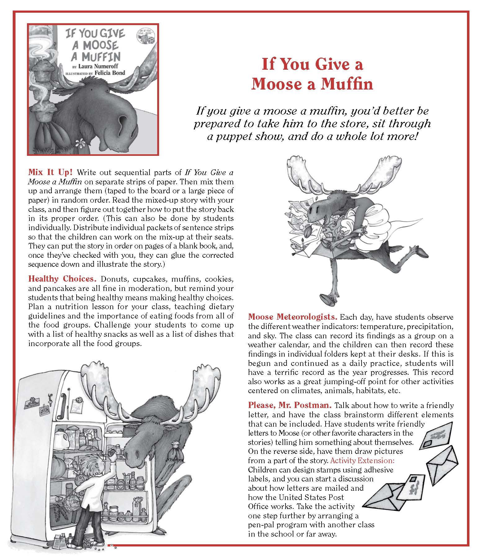 If You Give A Moose A Muffin Book Cover